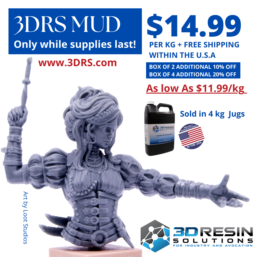 3DRS MUD – 3D Resin Solutions