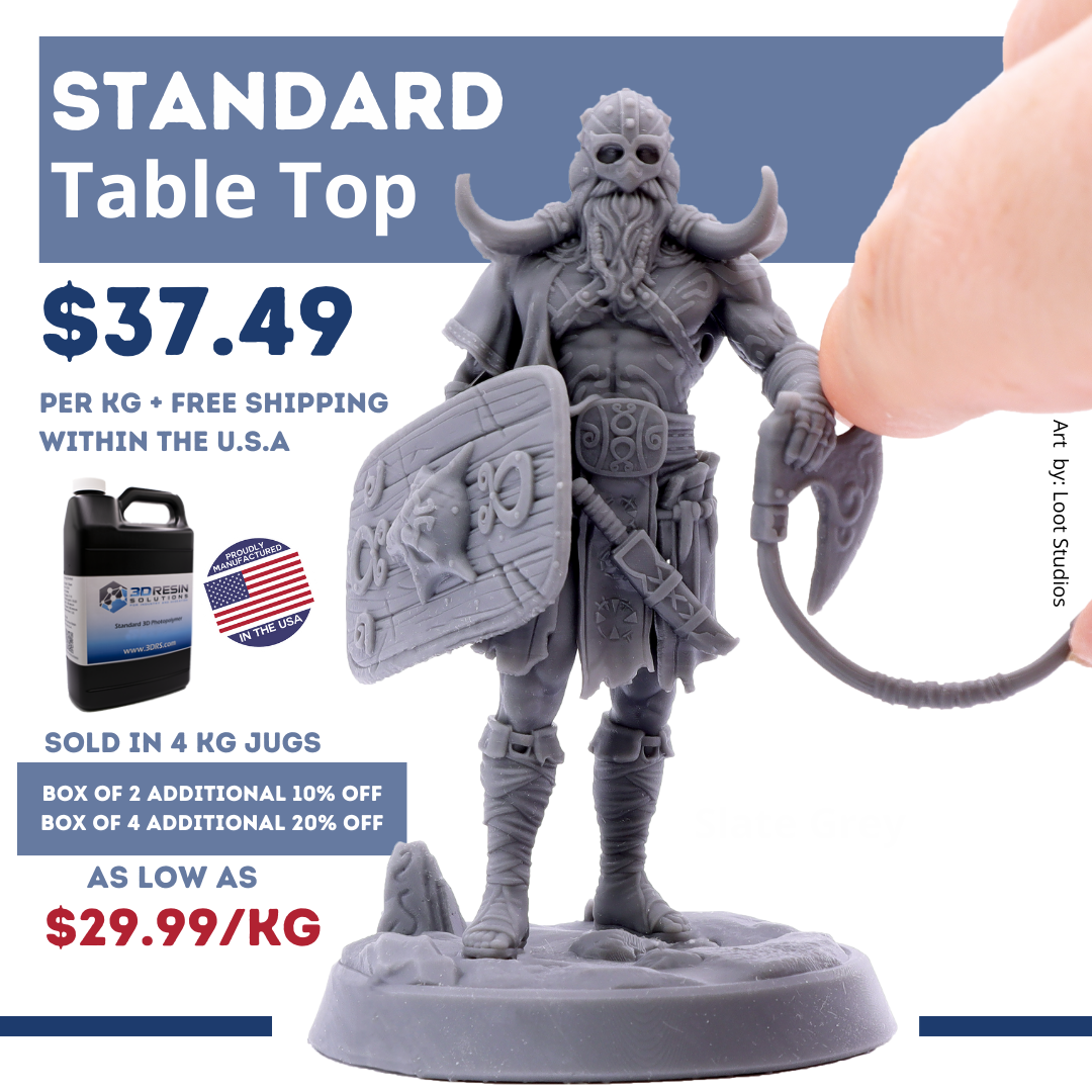 Standard Table Top – 3D Resin Solutions
